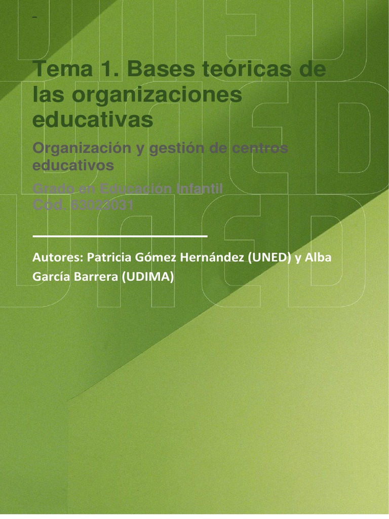 Tema 1 OC | PDF | Teoría | Ideologías