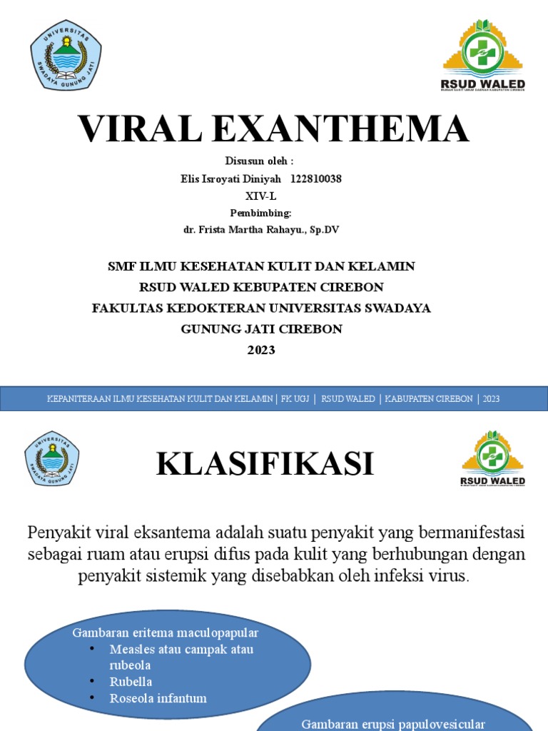 Viral Exanthema | PDF | Pengembangan Diri | Kesehatan Holistik