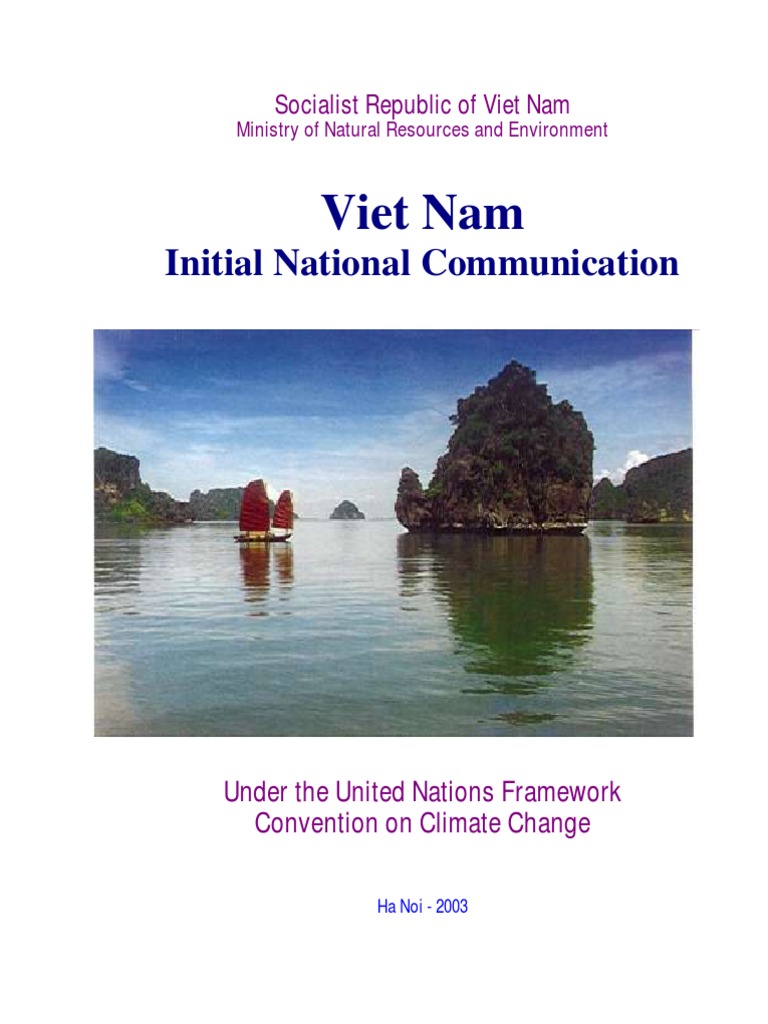Vietnam Initial National Communication Under The United Nations ...
