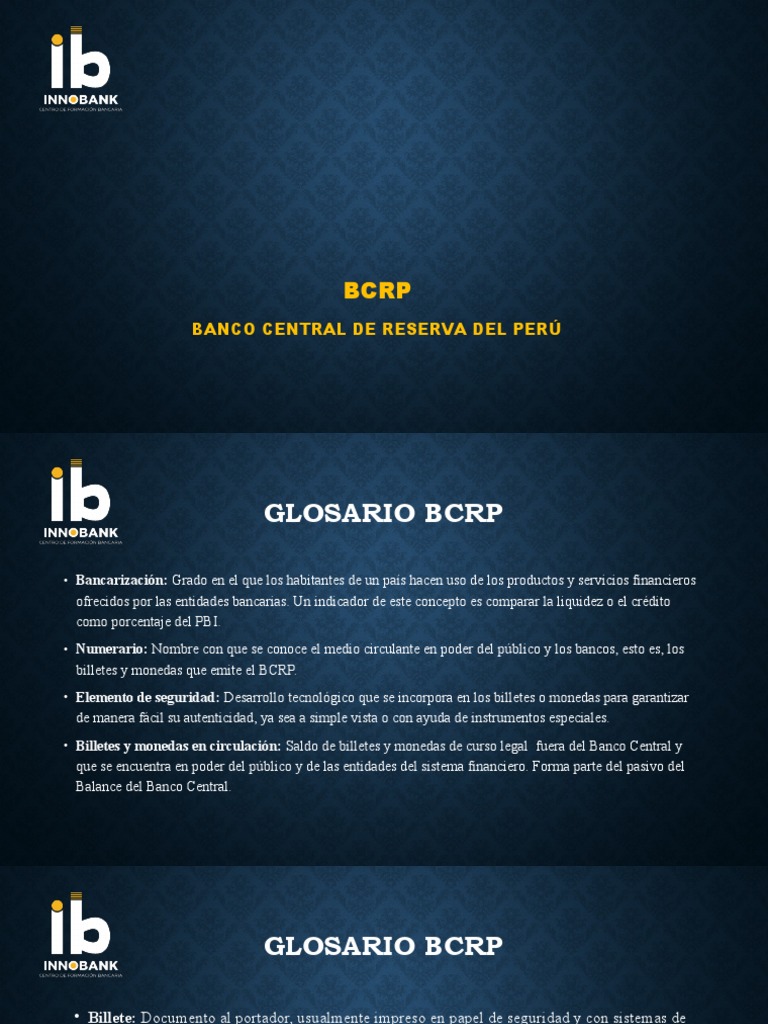 Banco Central de Reservas Del Perú | PDF | Billete de banco | Moneda