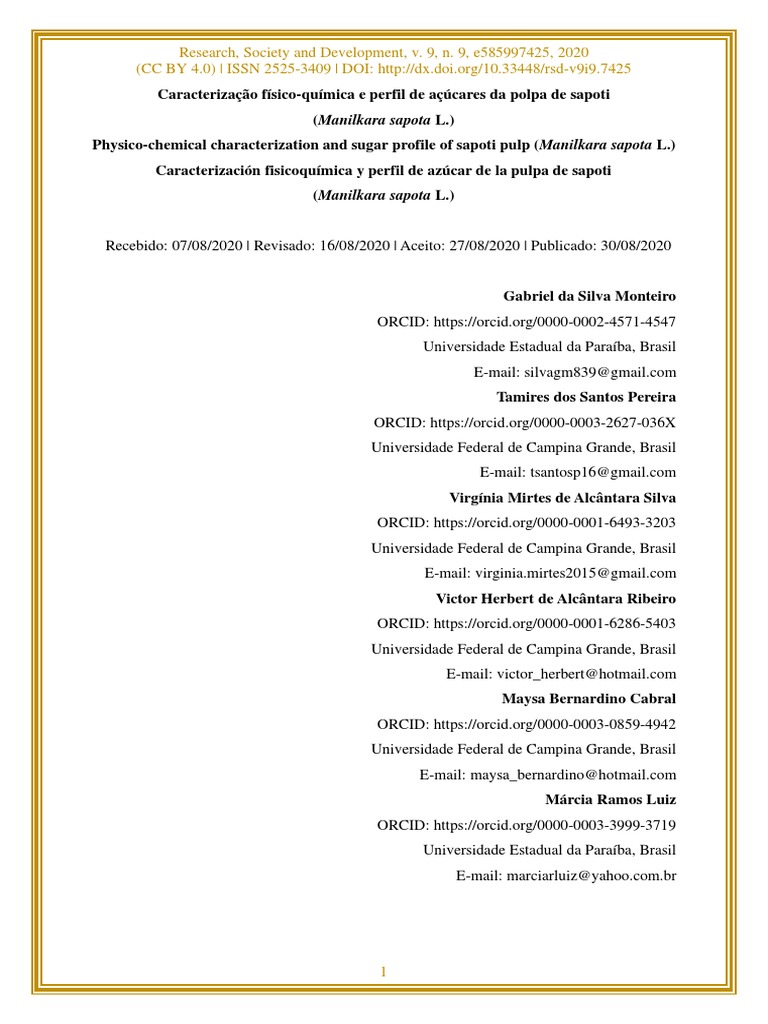 7425 Article 110470 1 10 20200830 | PDF | Frutose | Alumínio