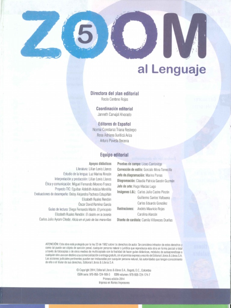 Zoom Al Lenguaje 5 | PDF