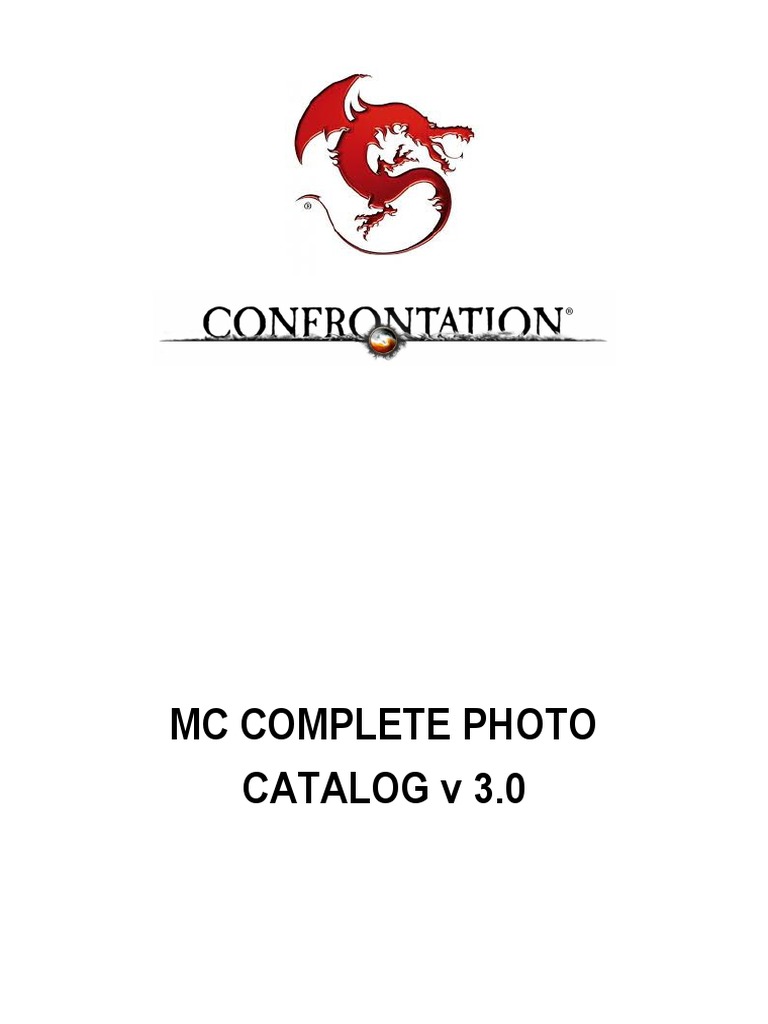 RACKHAM CONFRONTATION - MC COMPLETE PHOTO CATALOG V 3.0 | PDF