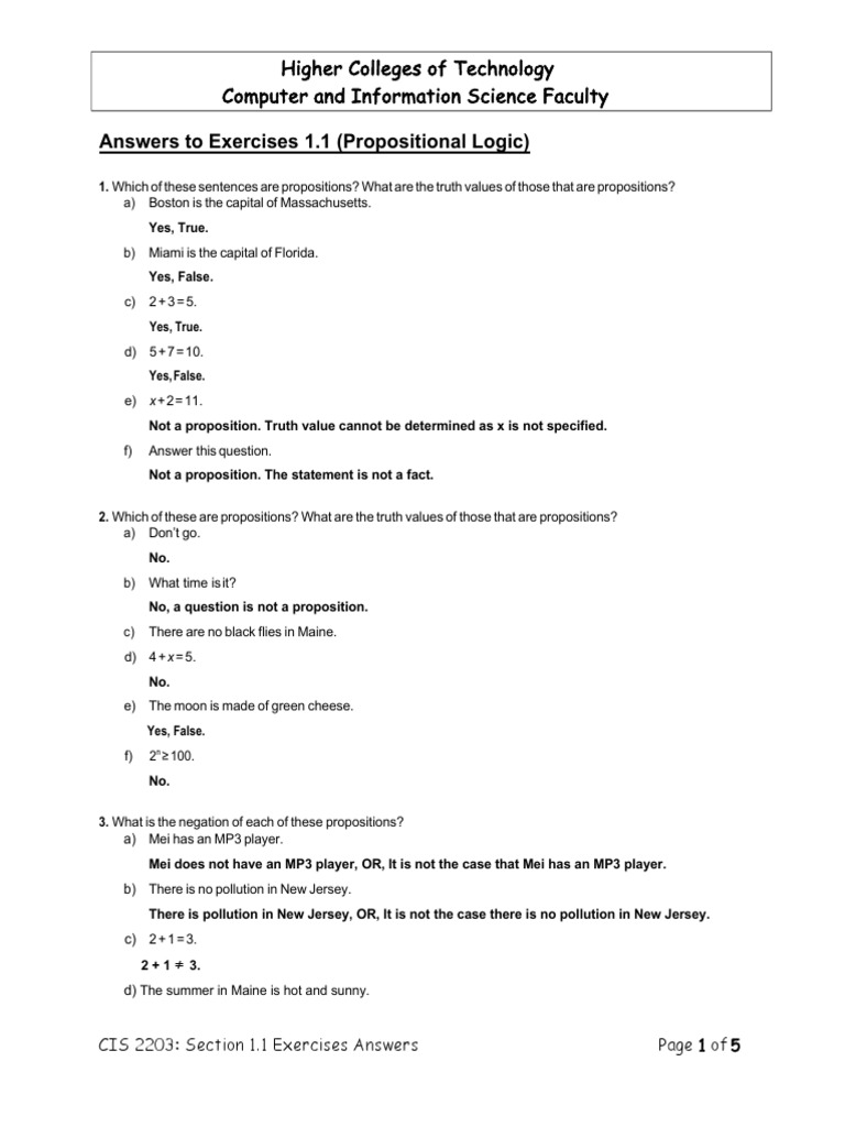 CLO1 - Lab 2 Solution | PDF | If And Only If | Truth
