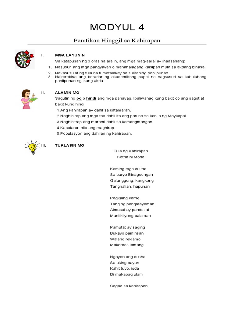 Modyul NG Group 1 | PDF
