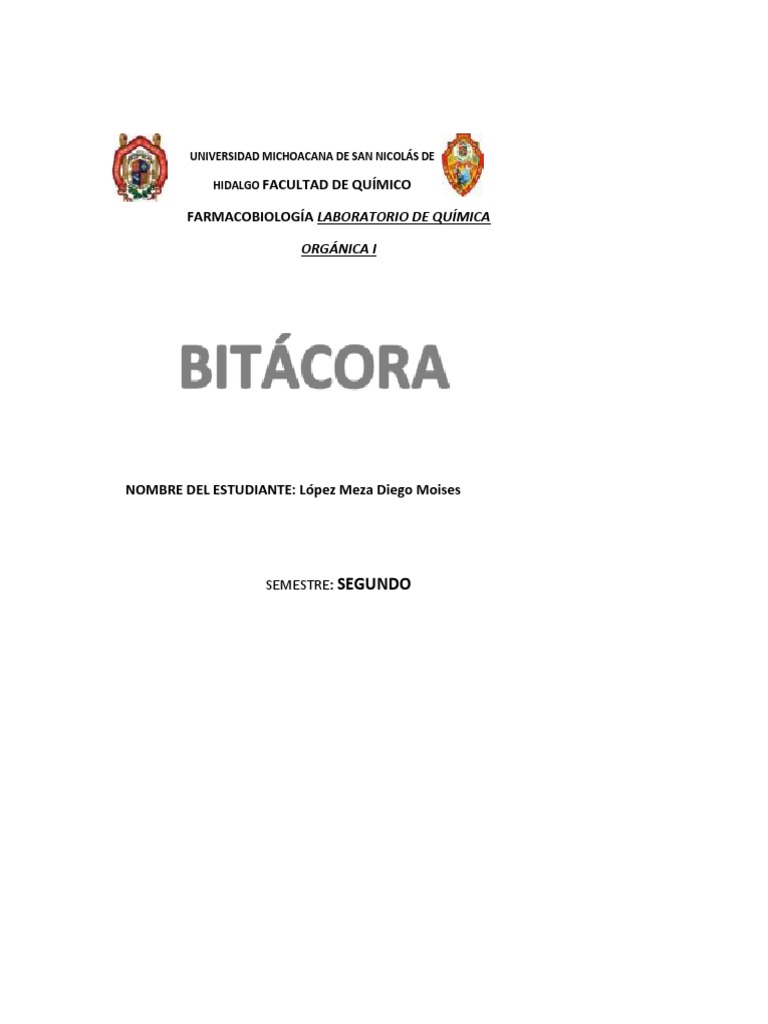 8 Portada Externa Bitácora | PDF