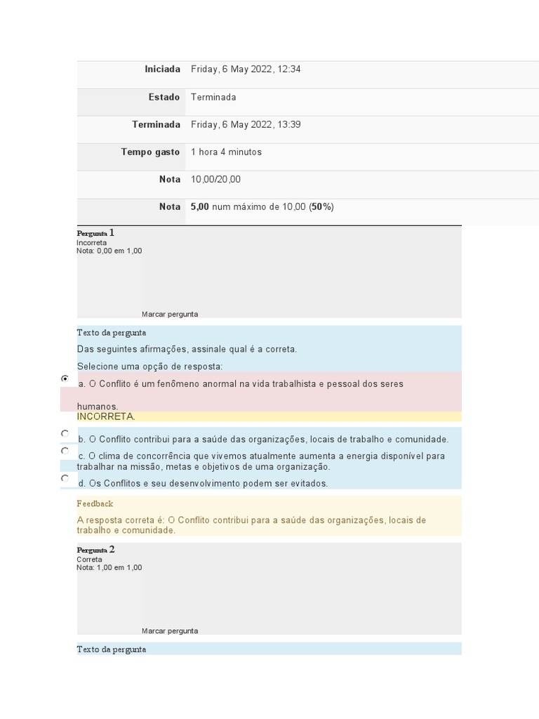 DD040 - Técnicas de Resolução de Conflitos e Negociação | PDF ...