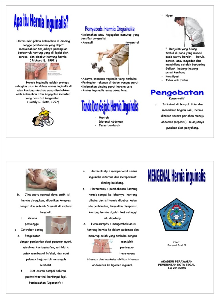 Dokumen - Tips Leaflet Hernia Inguinalis | PDF