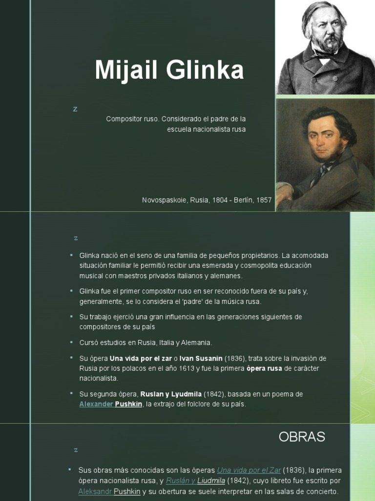 Mijail Glinka | PDF