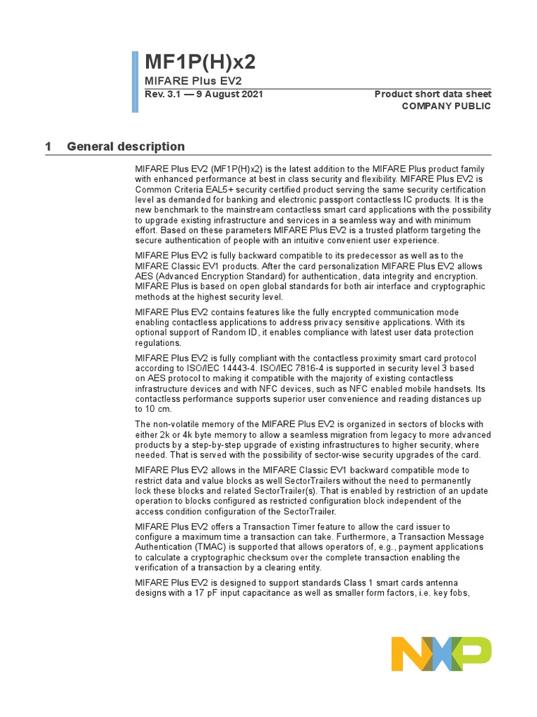 MF1P (H) x2 SDS | PDF | Computing | Electronics