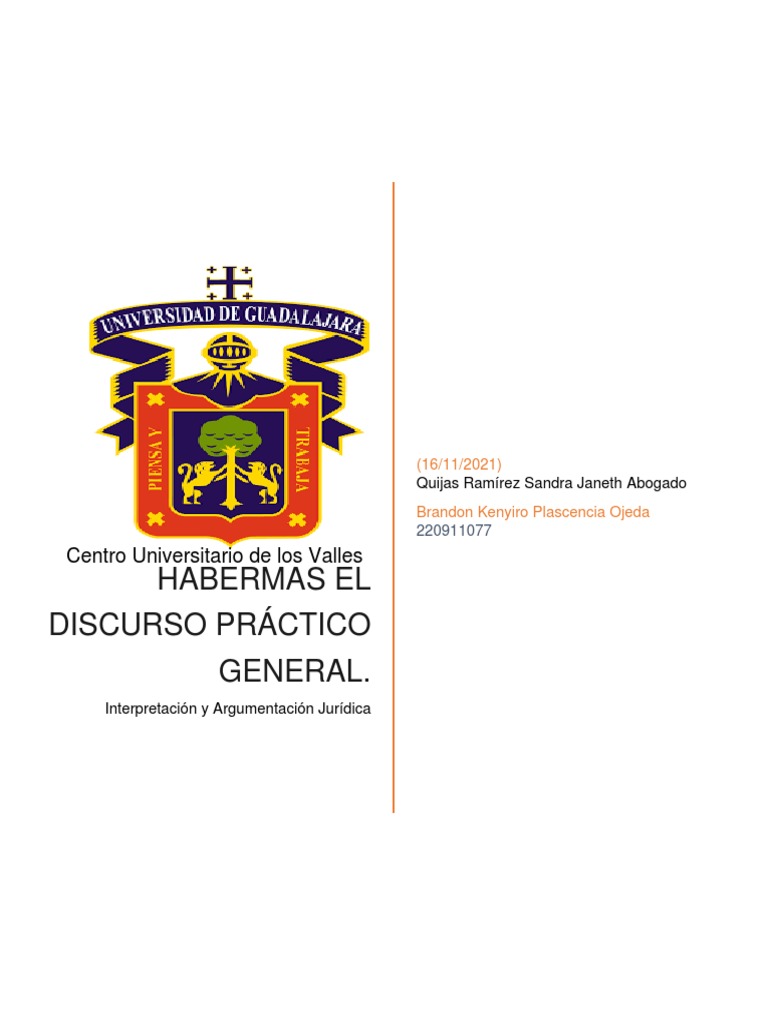Interpretación y análisis de la teoría del discurso de Jürgen Habermas sobre la razón ...