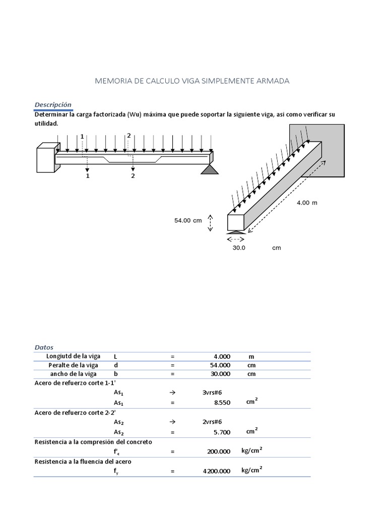 Revisar Viga Simple Mks | PDF | Viga (Estructura) | Construyendo tecnología