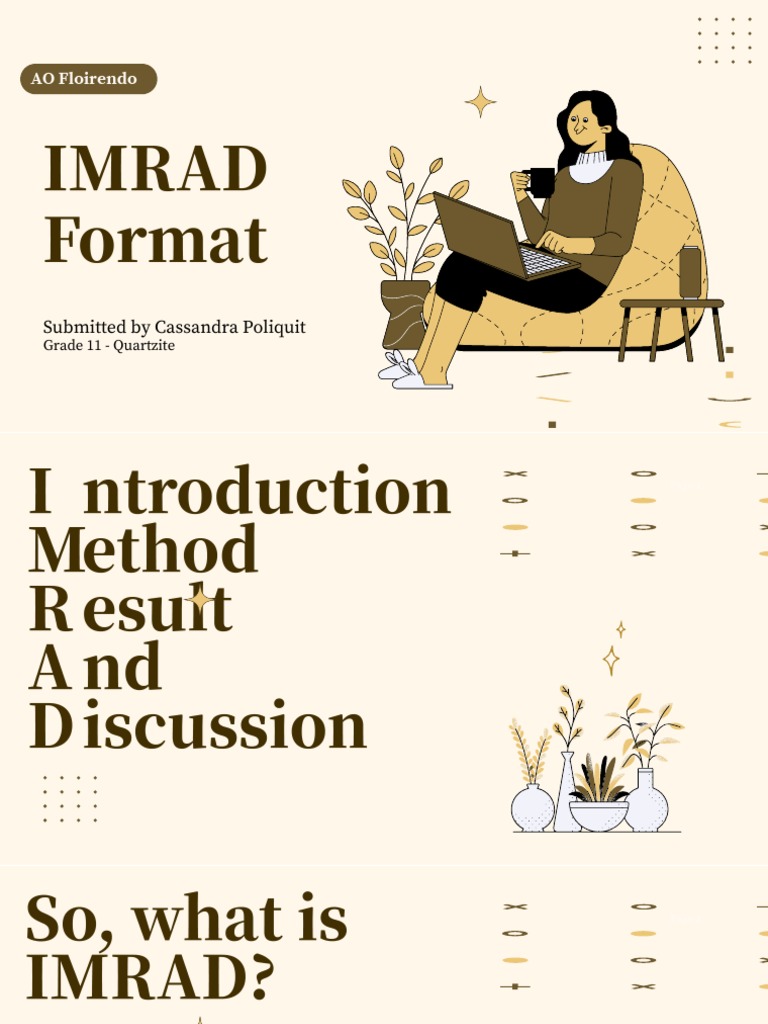 IMRAD Format Report by Cassandra Poliquit | PDF