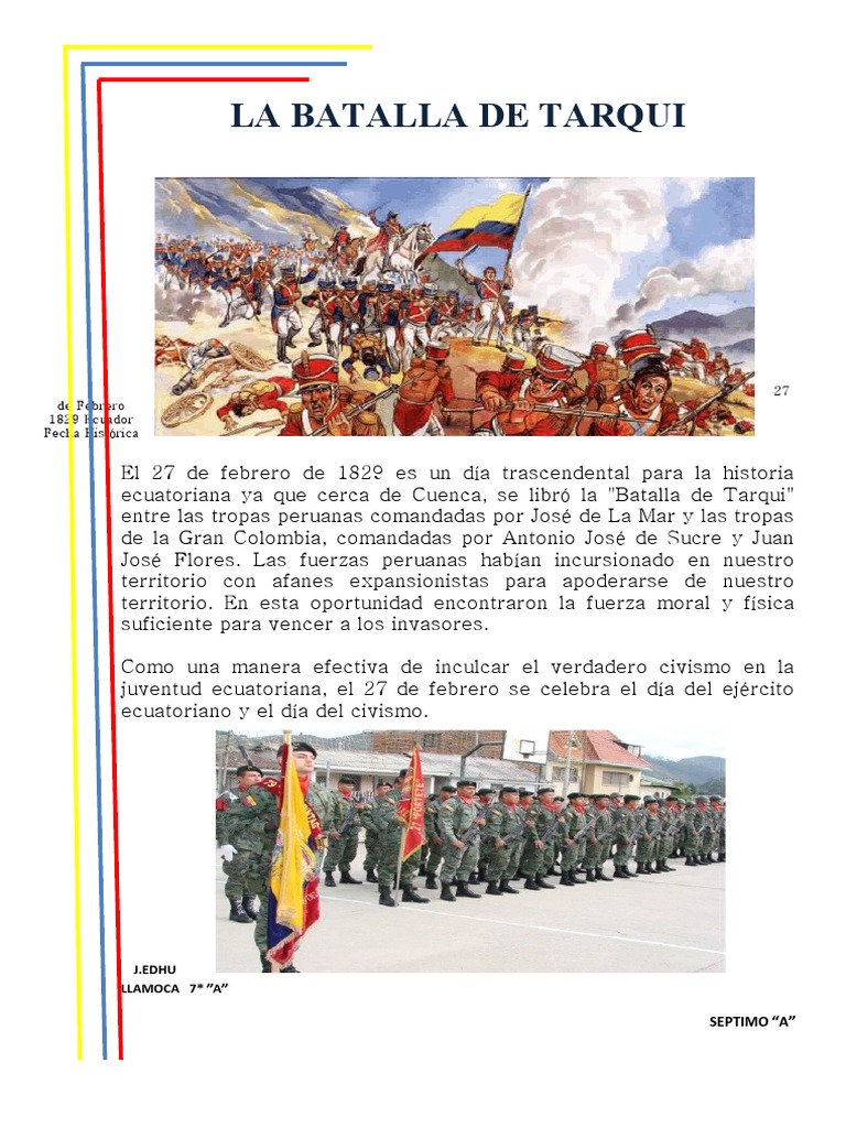 La Batalla de Tarqui | PDF