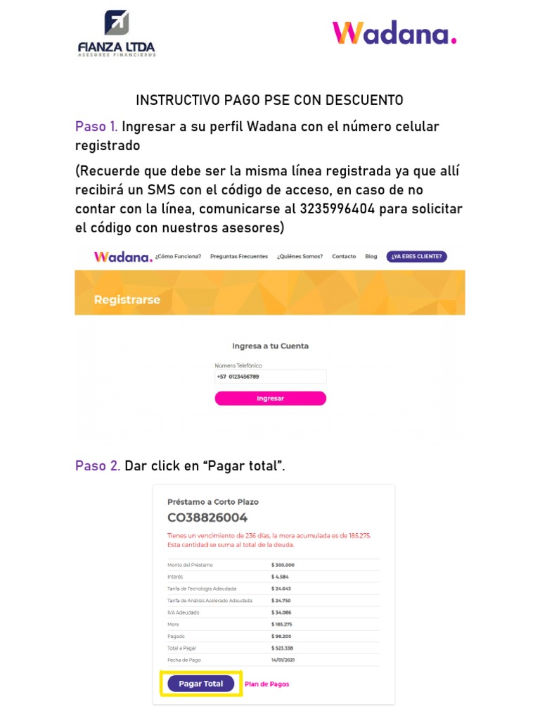 Instructivo Pago Pse Con Descuento | PDF