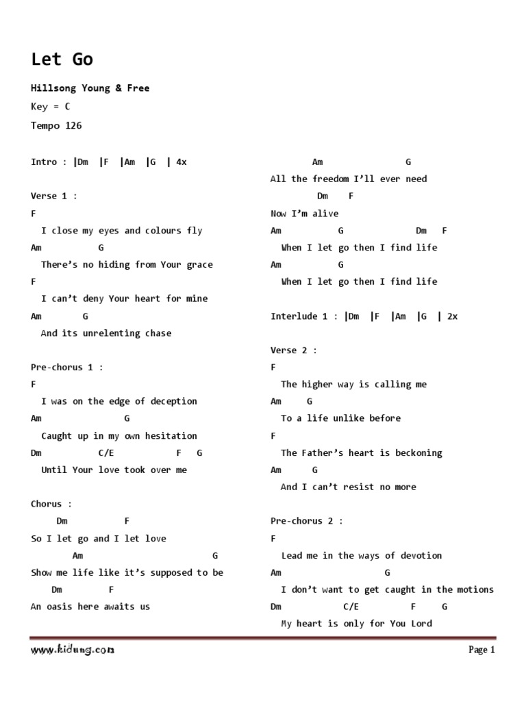 Let-Go Hillsong | PDF