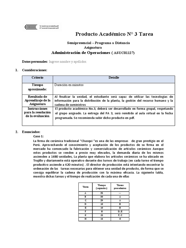 Producto Académico N 3 | PDF | Inventario