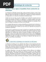Approche Mixte en Recherche Éducative | PDF | Statistiques | Science