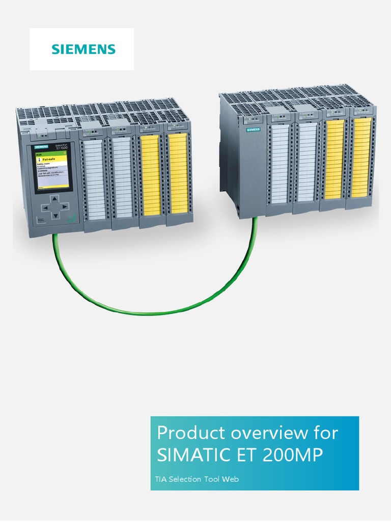 Product Overview For SIMATIC ET 200MP | PDF | Modular Programming | Computer Science