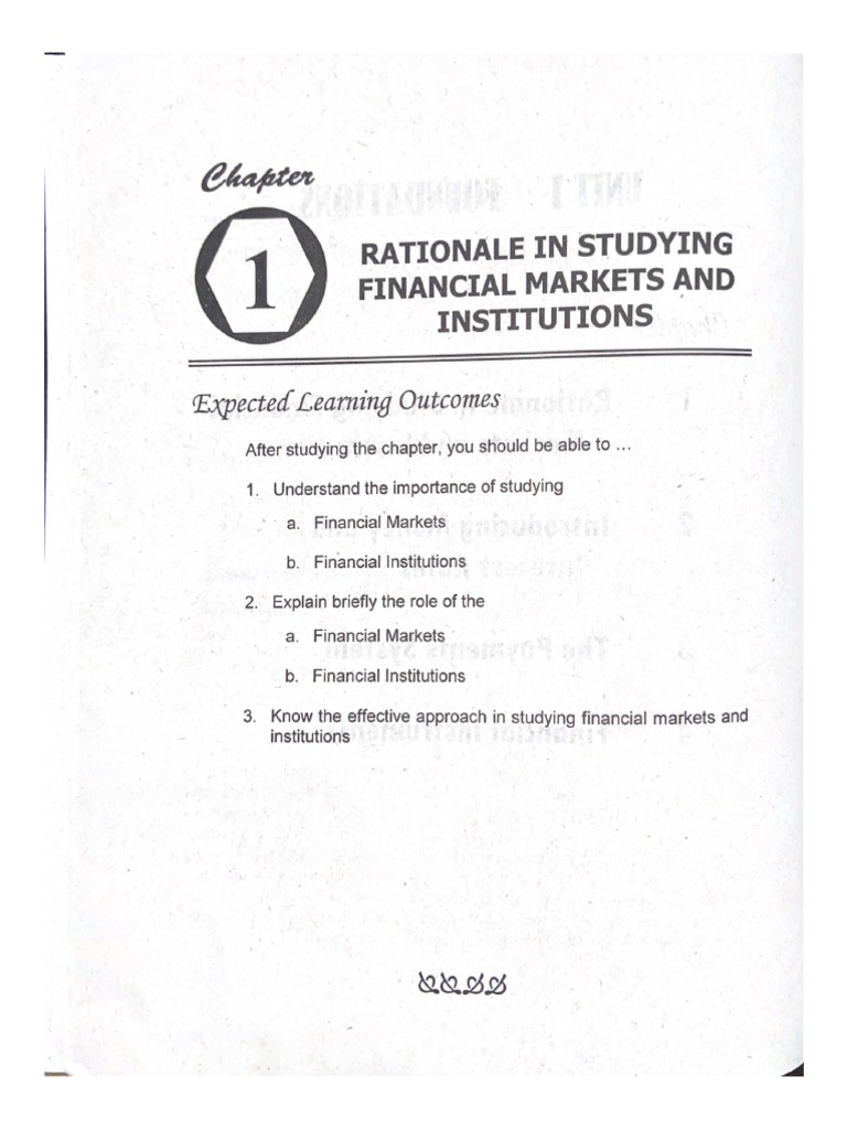 Finma 2200 Chapter 1 | PDF