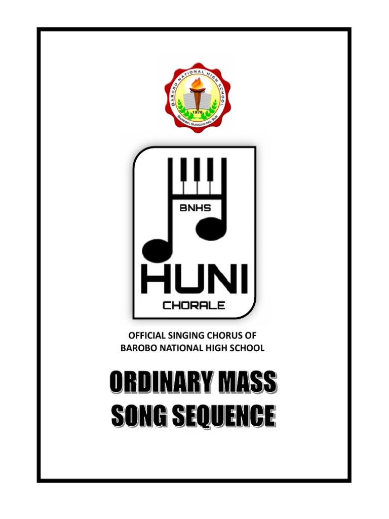 Ordinary Mass Song Sequence | PDF
