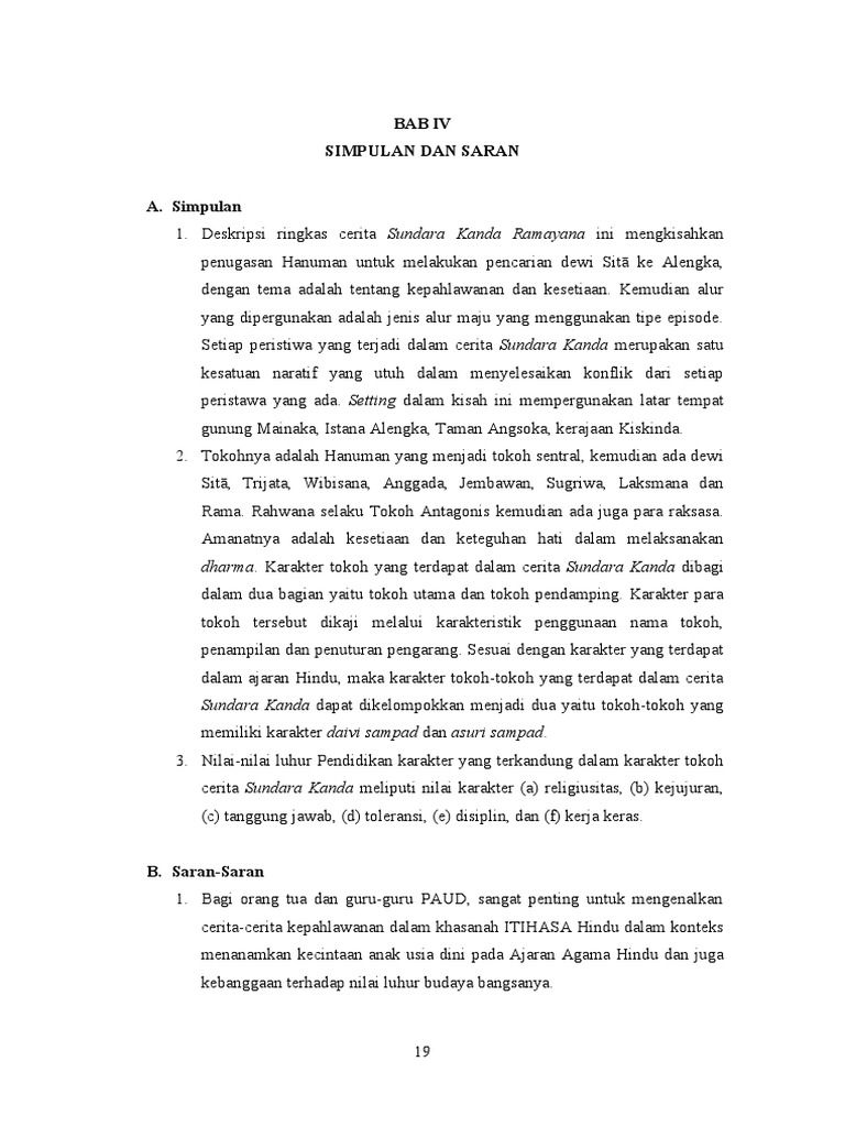 Bab 4 Simpulan Dan Saran | PDF