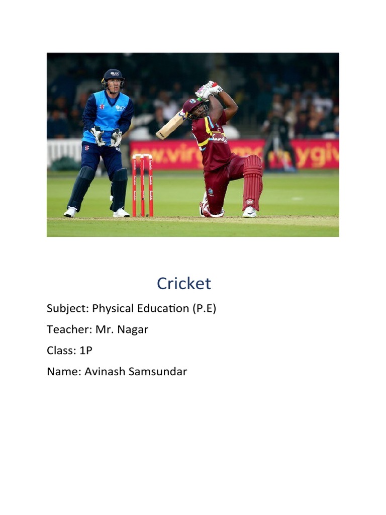 Cricket | Download Free PDF | Cricket | Bowling (Cricket)