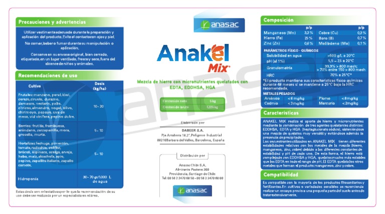 ANAKEL MIX Web 5 KG | PDF