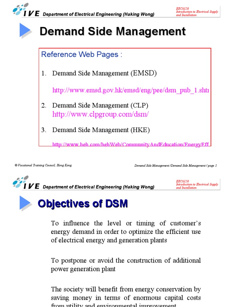 7 1 Demand Side Management | PDF | Efficient Energy Use | Energy ...