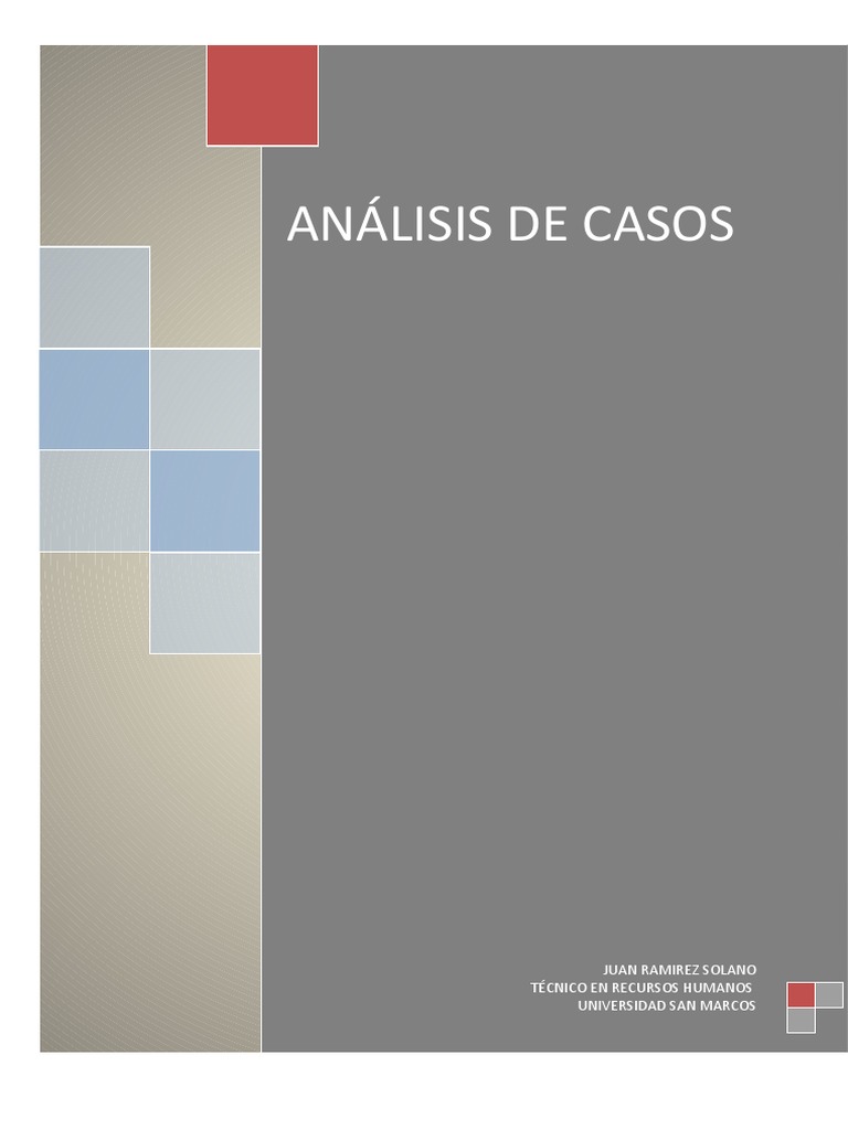 Analisis de Casos Gerencia | PDF | Gestión de recursos humanos | Economias