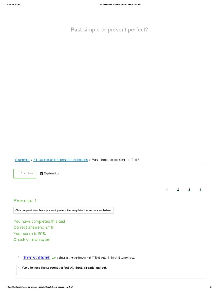 Test English - Prepare For Your English Exam | PDF | English Language ...