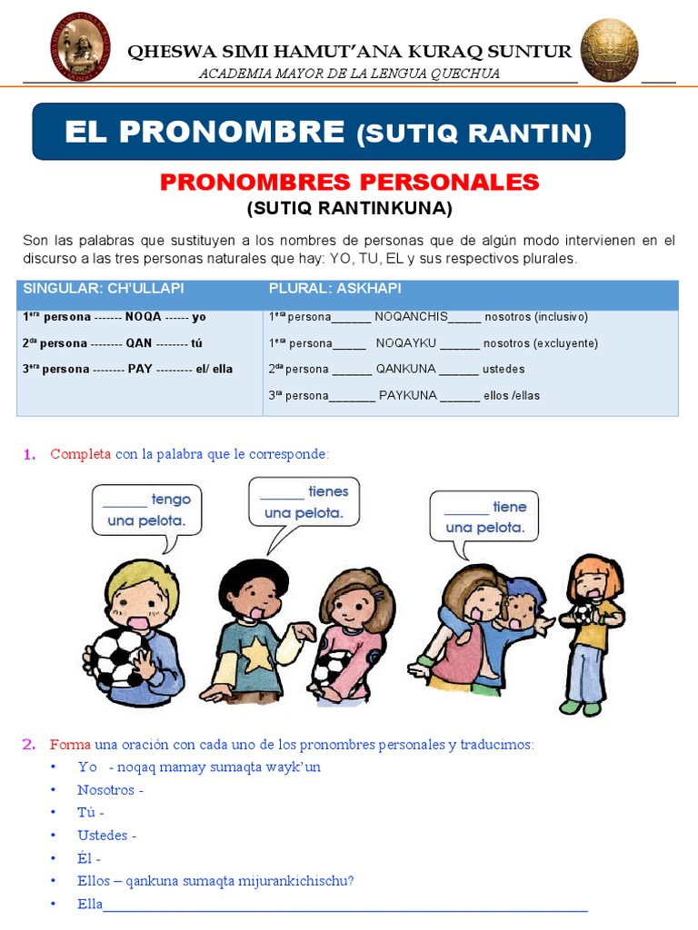 El Pronombre Final | PDF | Pronombre | Adjetivo