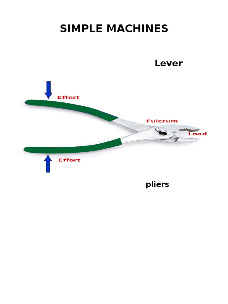 Simple Machines | PDF | Machines | Force