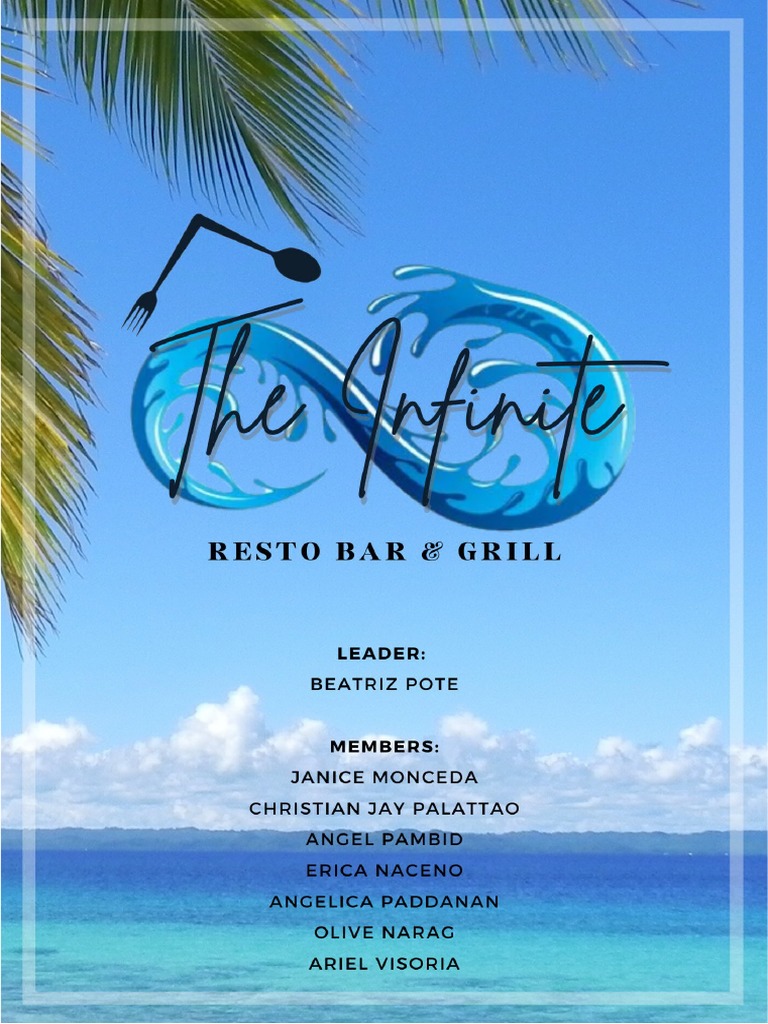 The Infinite Resto Bar Grill | PDF | Marketing Strategy | Lighting