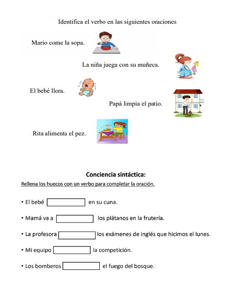 Identifica Verbos | PDF