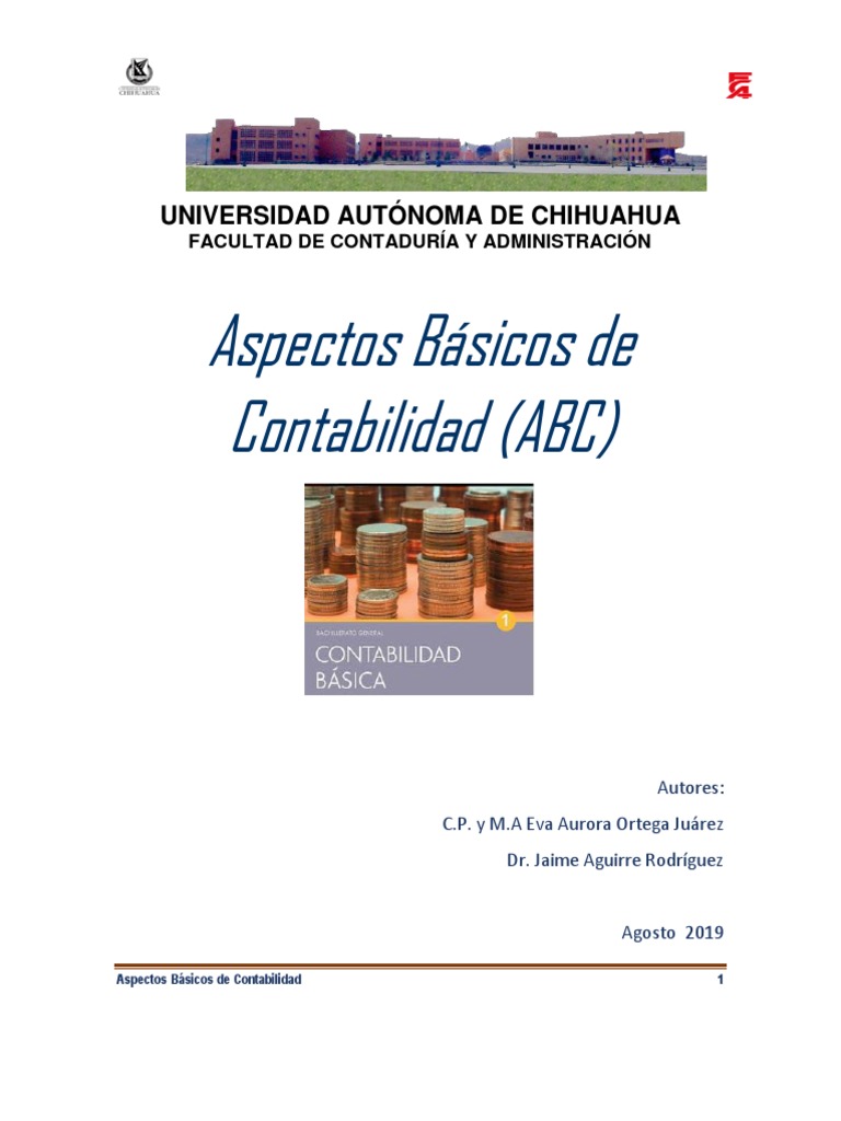 Material Contabilidad ABC Agosto 2019 | PDF | Contabilidad | Bancos