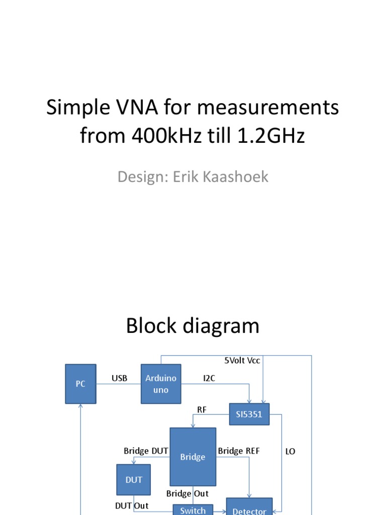 Simple VNA | PDF | Printed Circuit Board | Detector (Radio)