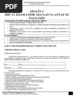 Katangian, Gamit at Tunguhin NG Isip at Kilos Loob | PDF
