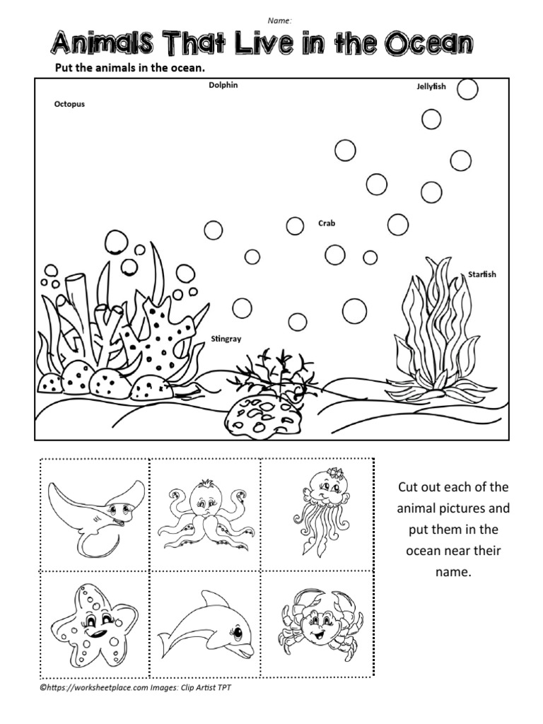 Aquatic Habitat Worksheet 1 | PDF Aquatic Habitat Worksheet 1 | PDF