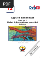 Applied Economics Module 2 | PDF | Monopoly | Supply (Economics)