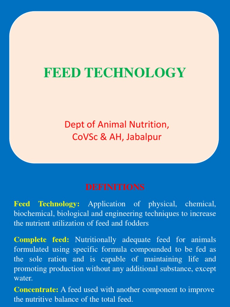 Feed Processing | PDF | Mill (Grinding) | Nutrition