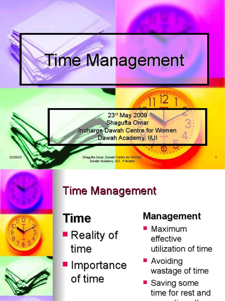 Time Management | PDF