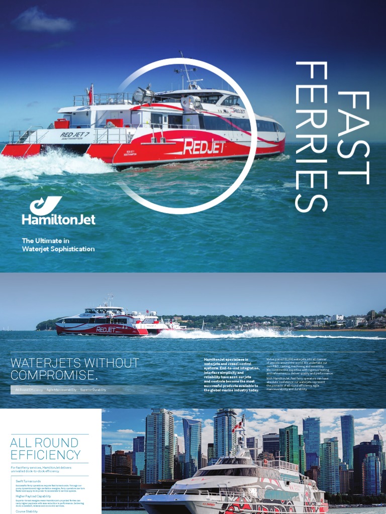 Fast Ferry Brochure Web | PDF | Ferry | Jet Engine