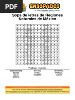 Sopa de Letras: Importancia de la Biodiversidad | PDF | Especies ...