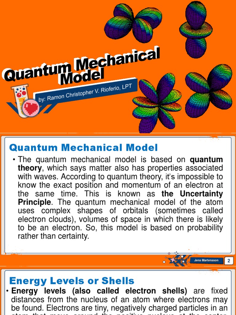 Quantum Mechanical Model | PDF | Atomic Orbital | Energy Level