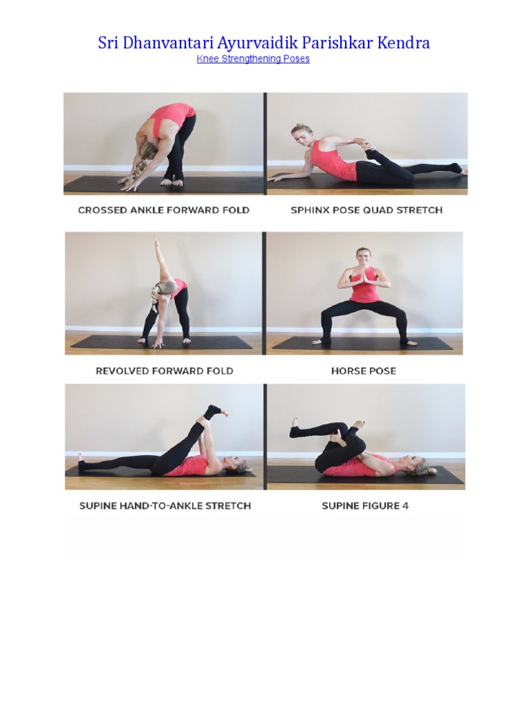 11 Poses For Knee Pain | PDF