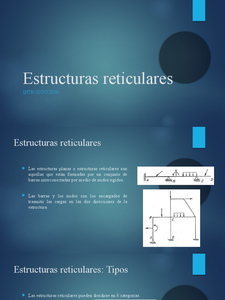 01 Estructuras Reticulares e Indeterminación Cinemática | PDF | Braguero | Análisis estructural