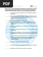 4TH QUARTER Module PAGBASA-PAGSUSURI (Week1&2) | PDF