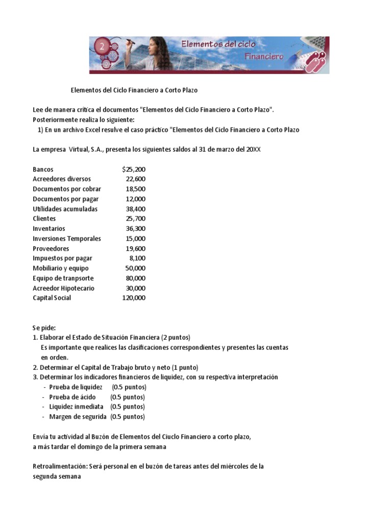 Act. 3 Elementos Del Ciclo Financiero A Corto Plazo - Galvan - Sosa ...