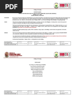 NCM 112 Course Syllabus | PDF | Nursing | Evidence Based Medicine